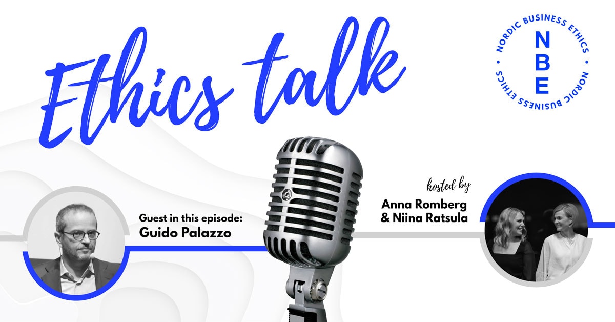 Ethics Talk with Guido Palazzo: Ethical blindness - Nordic Business Ethics