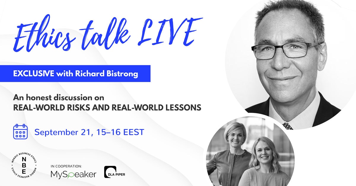 Ethics Talk LIVE Exclusive with Richard Bistrong - Nordic Business Ethics
