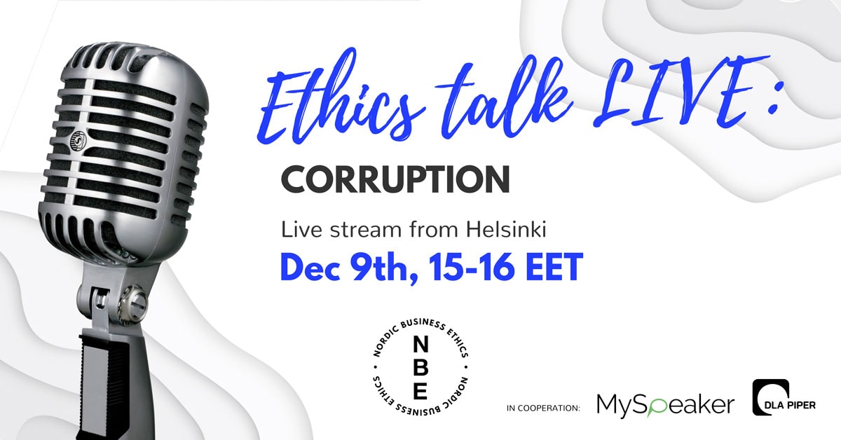 Recording available: December 9, 2022 - Ethics Talk LIVE: Corruption ...