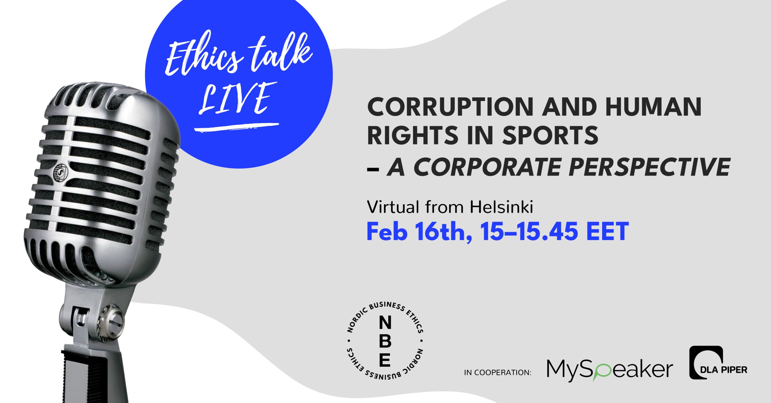 EthicsTalk LIVE: Corruption and human rights in sports - a corporate ...